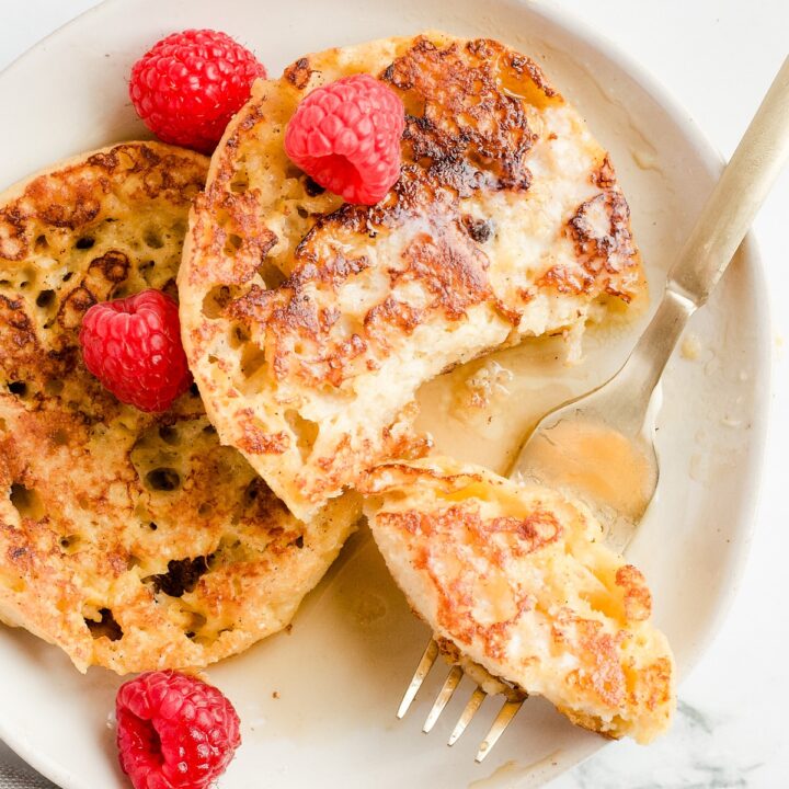 English Muffin French Toast - The Darling Apron