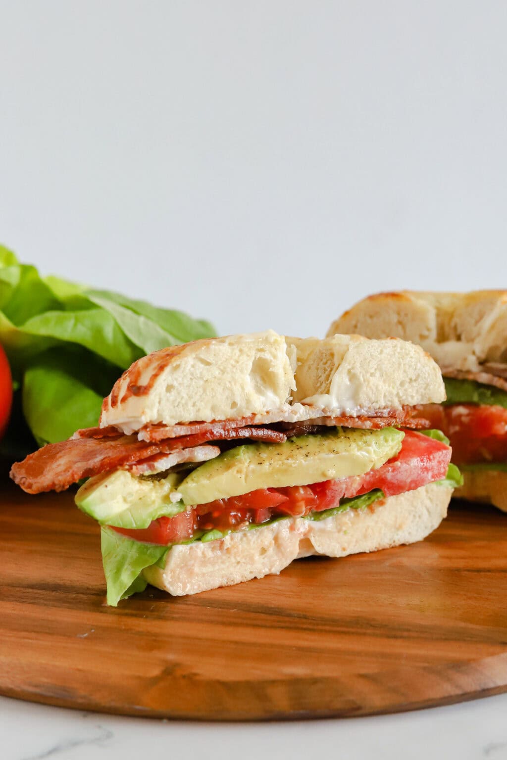 Bagel BLT with Avocado - The Darling Apron