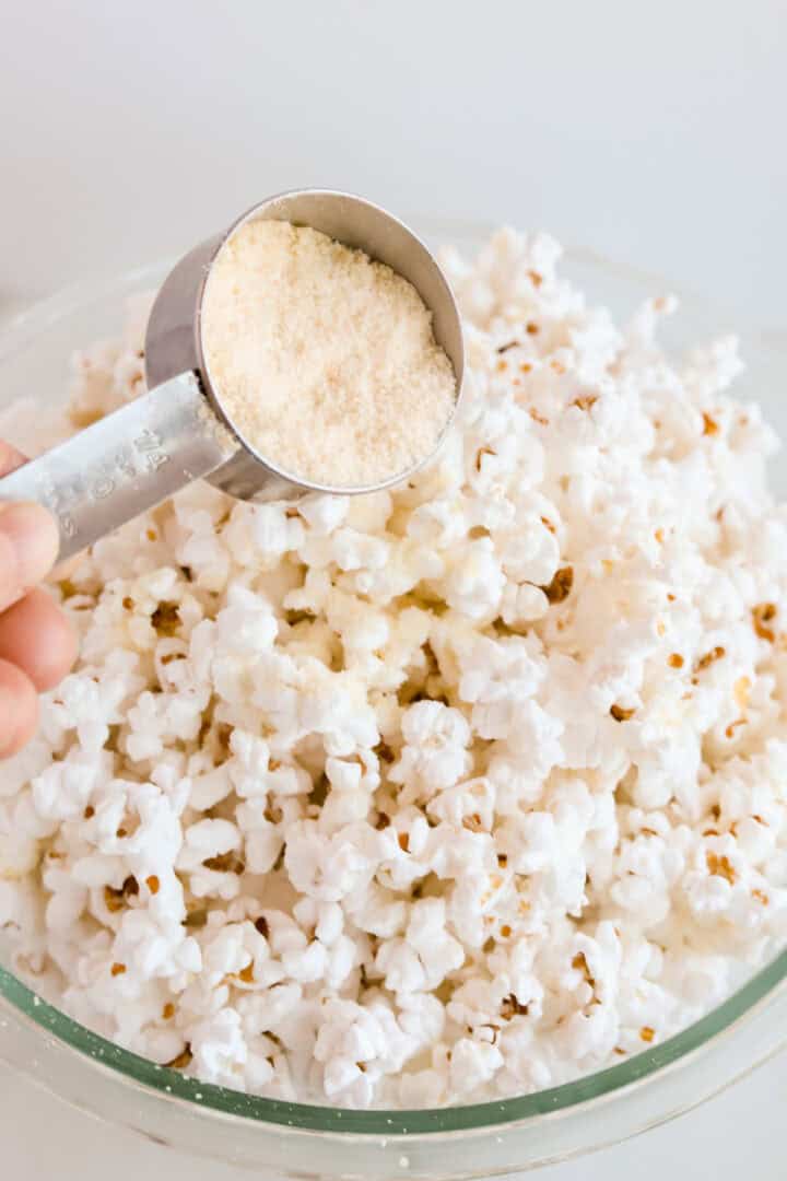 Truffle Parmesan Popcorn - The Darling Apron