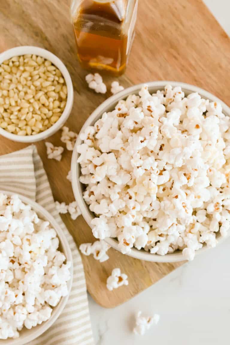 Truffle Parmesan Popcorn - The Darling Apron